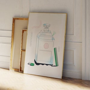 Perfume Bottle Poster - Etsy