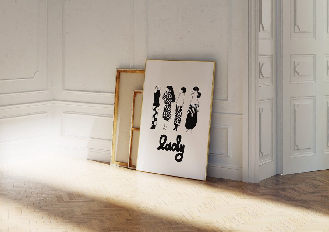 Lady Print / Women Poster / Feminist Artwork / Female Illustration ...