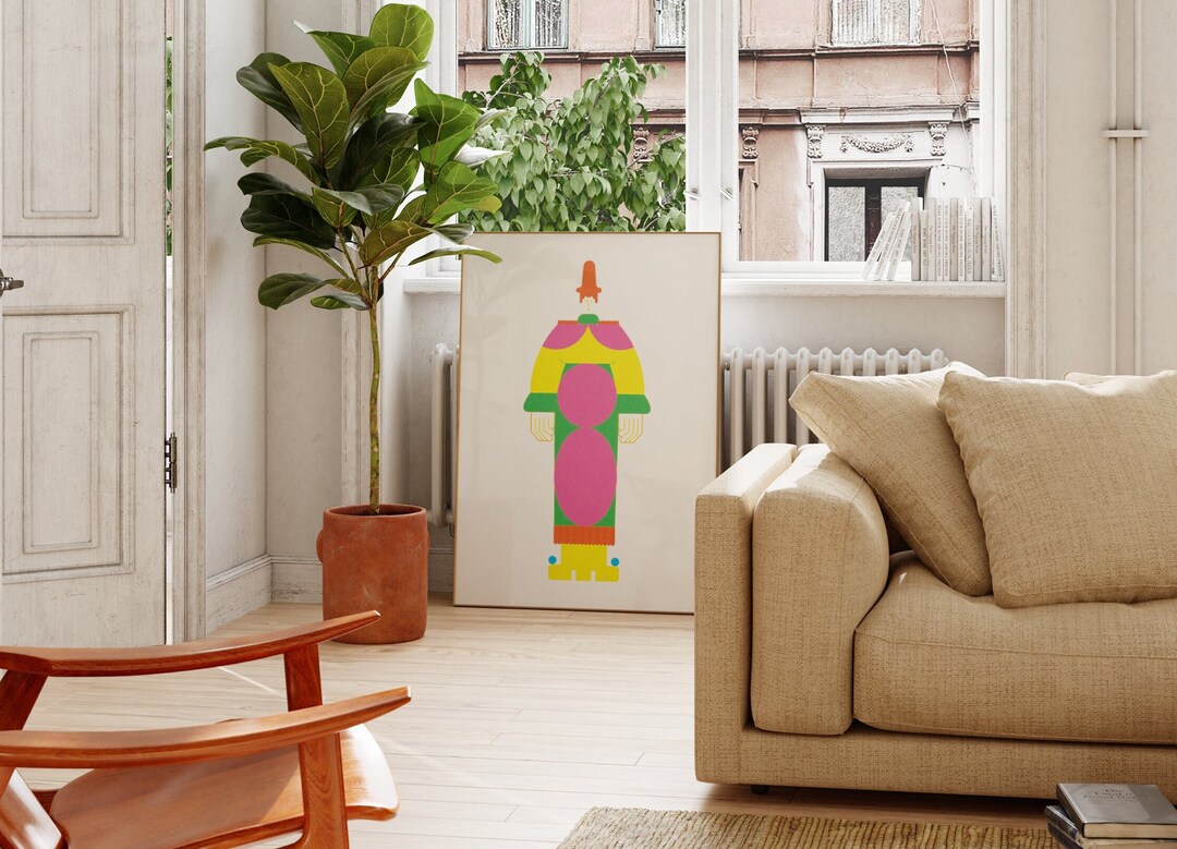 Abstract Figure Poster - Etsy