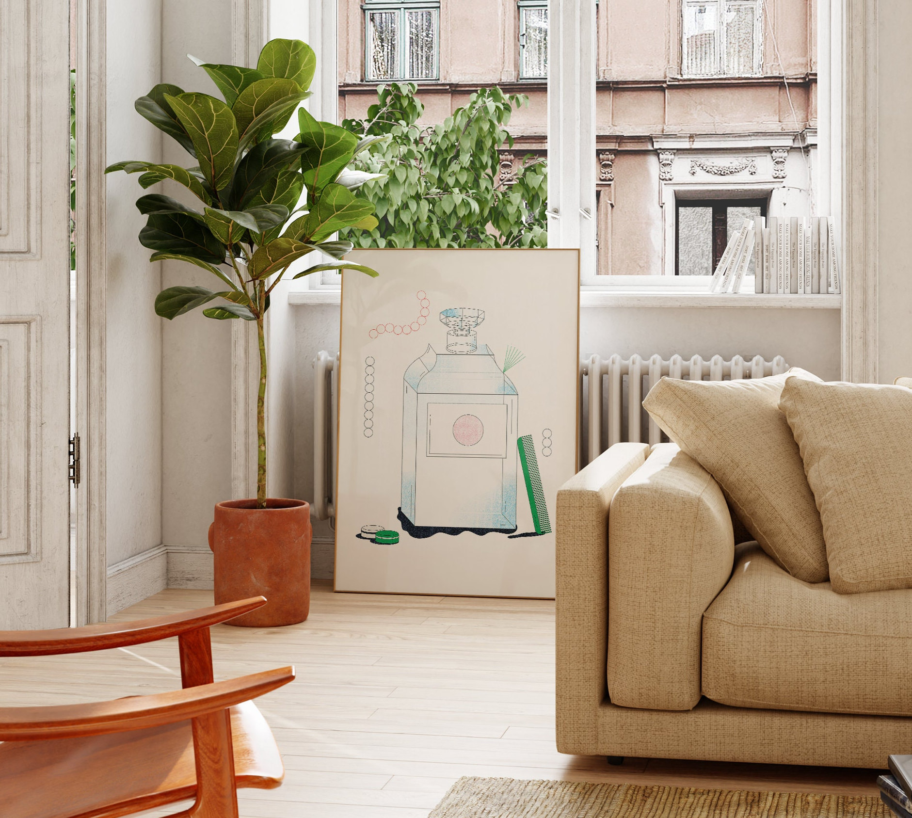 Perfume Bottle Poster - Etsy