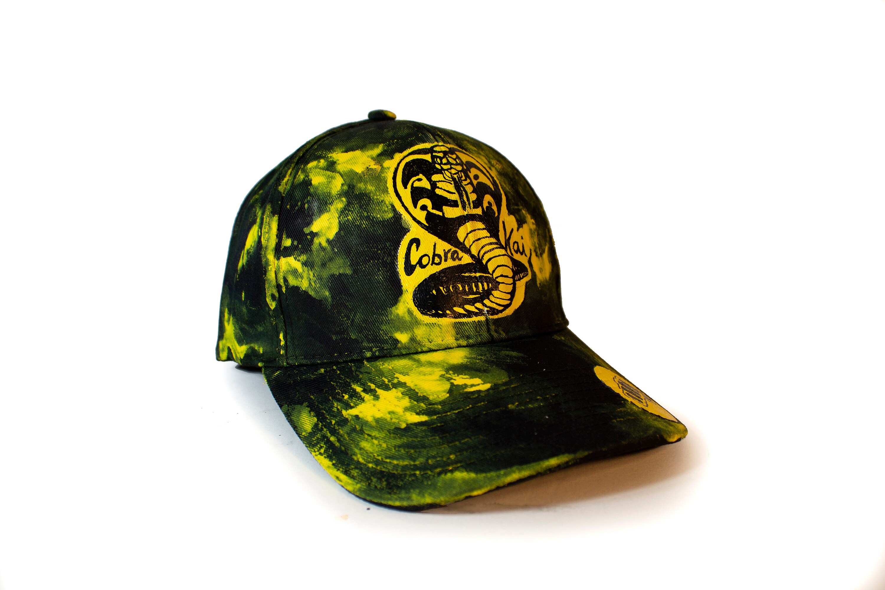 Cobra Kai Custom Hand Painted Hat Karate Kid Tv Show - Etsy UK