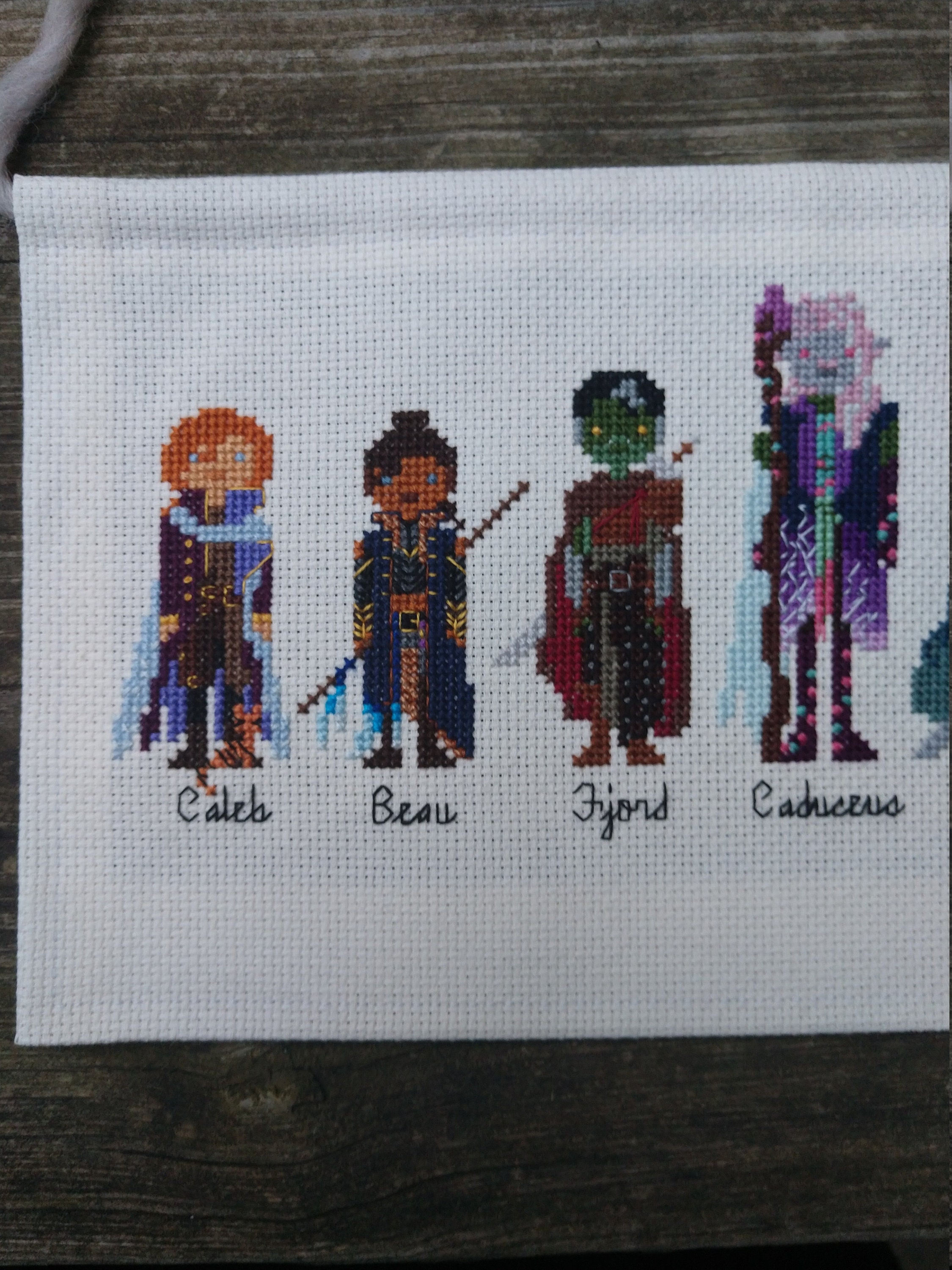 Mighty Nein Level 10 Cross Stitch Pattern- Critical Role- D&D - Etsy