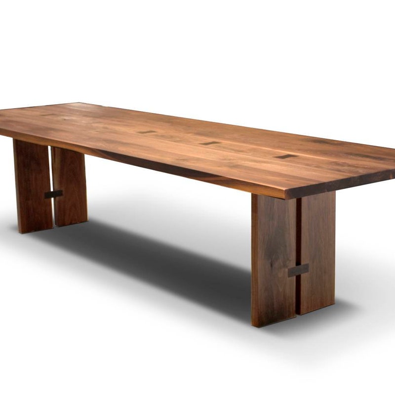 Walnut Dining Table - Etsy