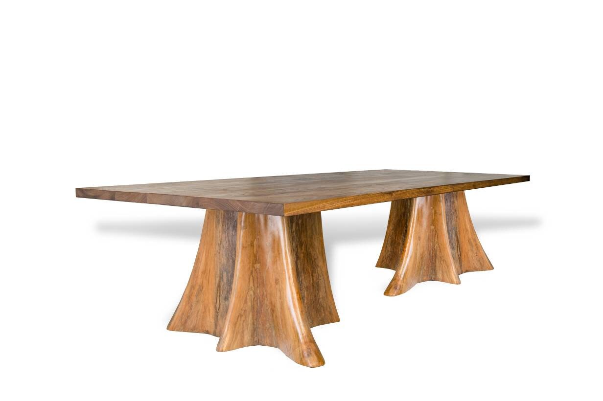 Conference Table With Teak Base - Etsy