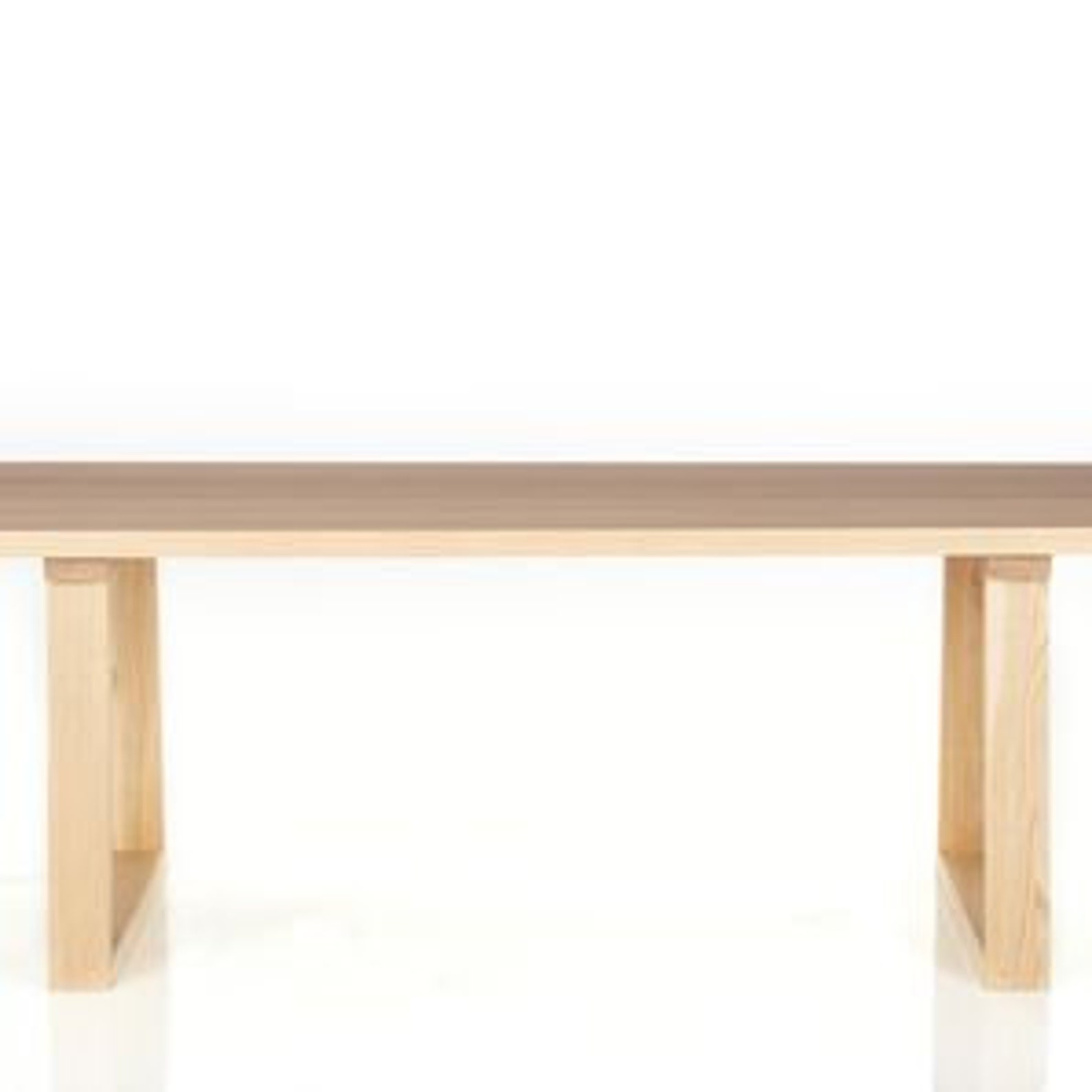 Indoor/outdoor Splayed Loop Dining Table Solid White Oak - Etsy