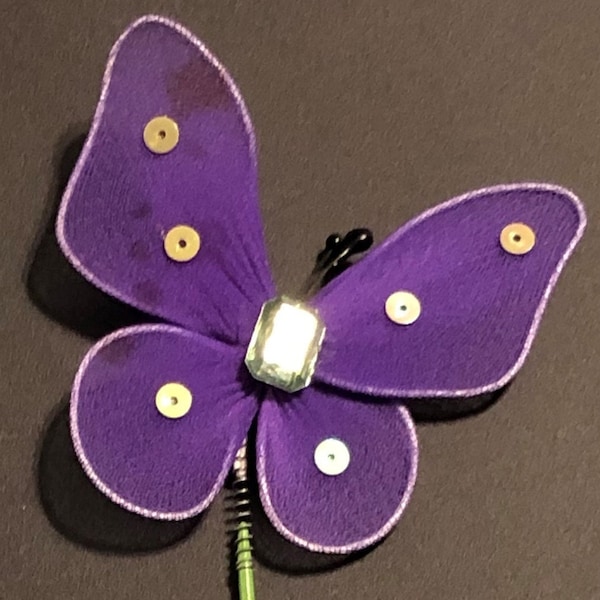 Butterfly Floral Pick - Etsy