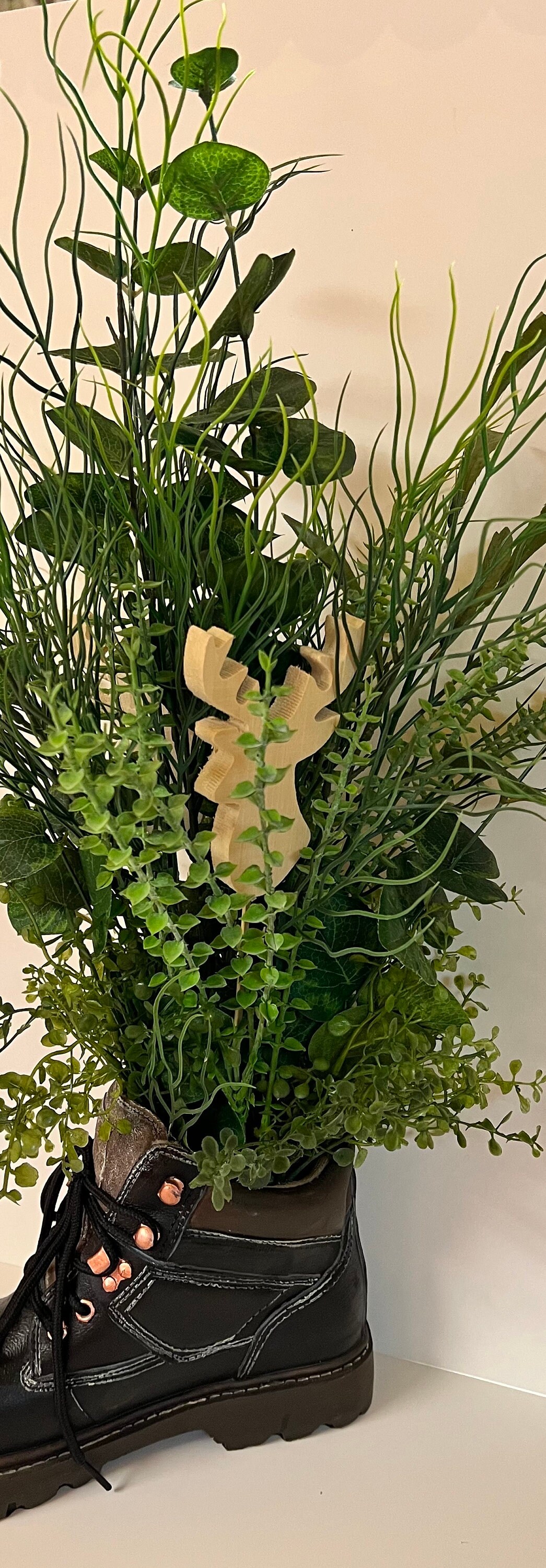 Hunting Boot Deer Centerpiece, Deer Hunting Boot Decor, Father's Day ...