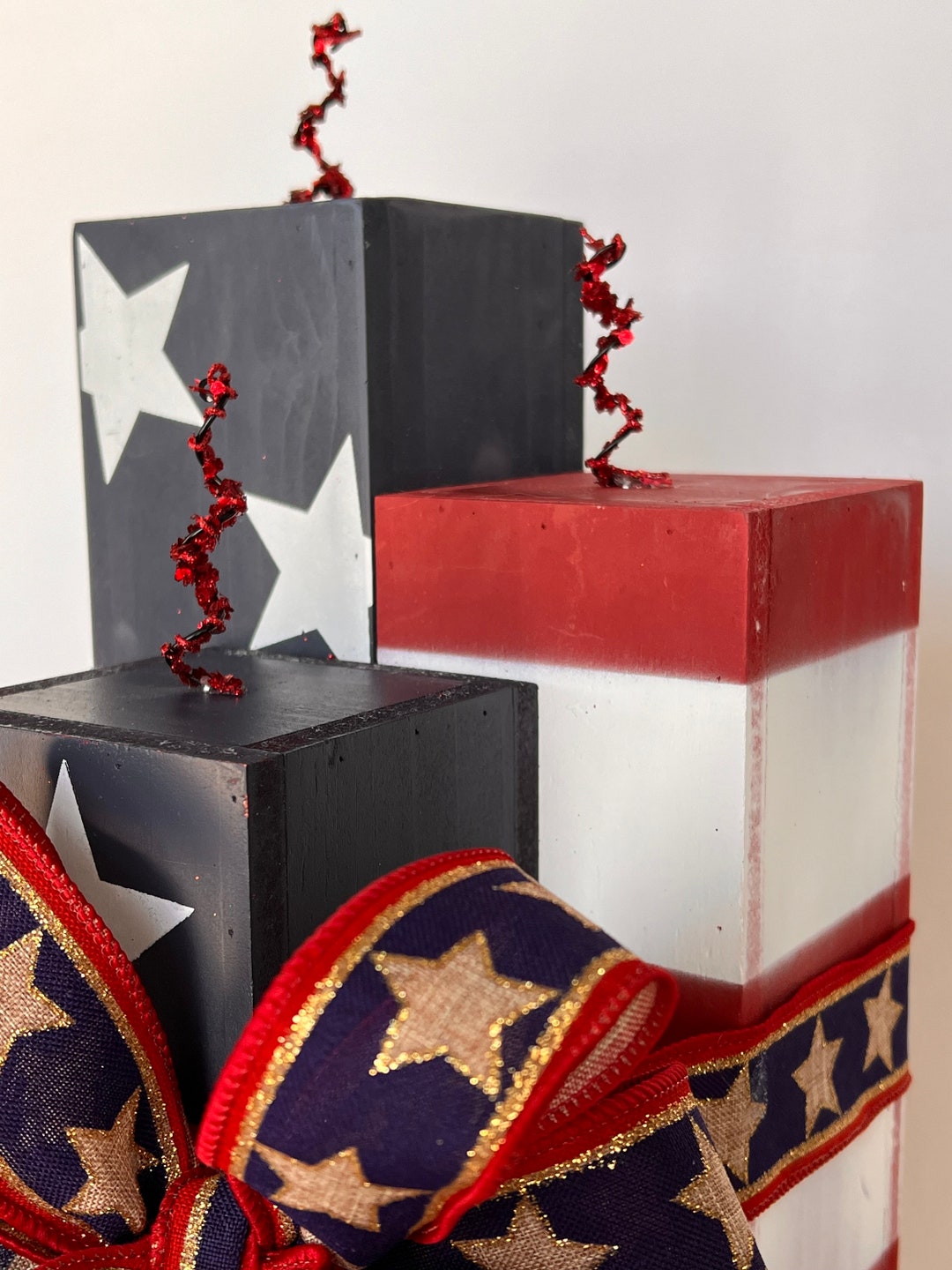 4th of July Fireworks Decor, Independence Day Fireworks Wood Decor ...