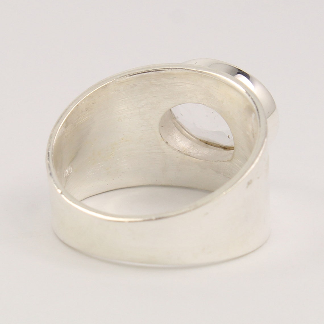 Quartz Silver Ring 925 Sterling Silver Natural Gemstone - Etsy