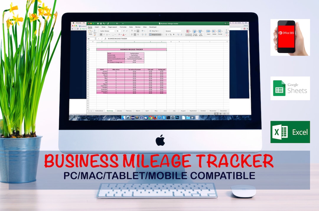 Business Mileage Tracker, Business Mileage Calculator, Mileage Tracker ...
