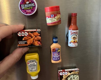 Refrigerator Magnets Food - Etsy