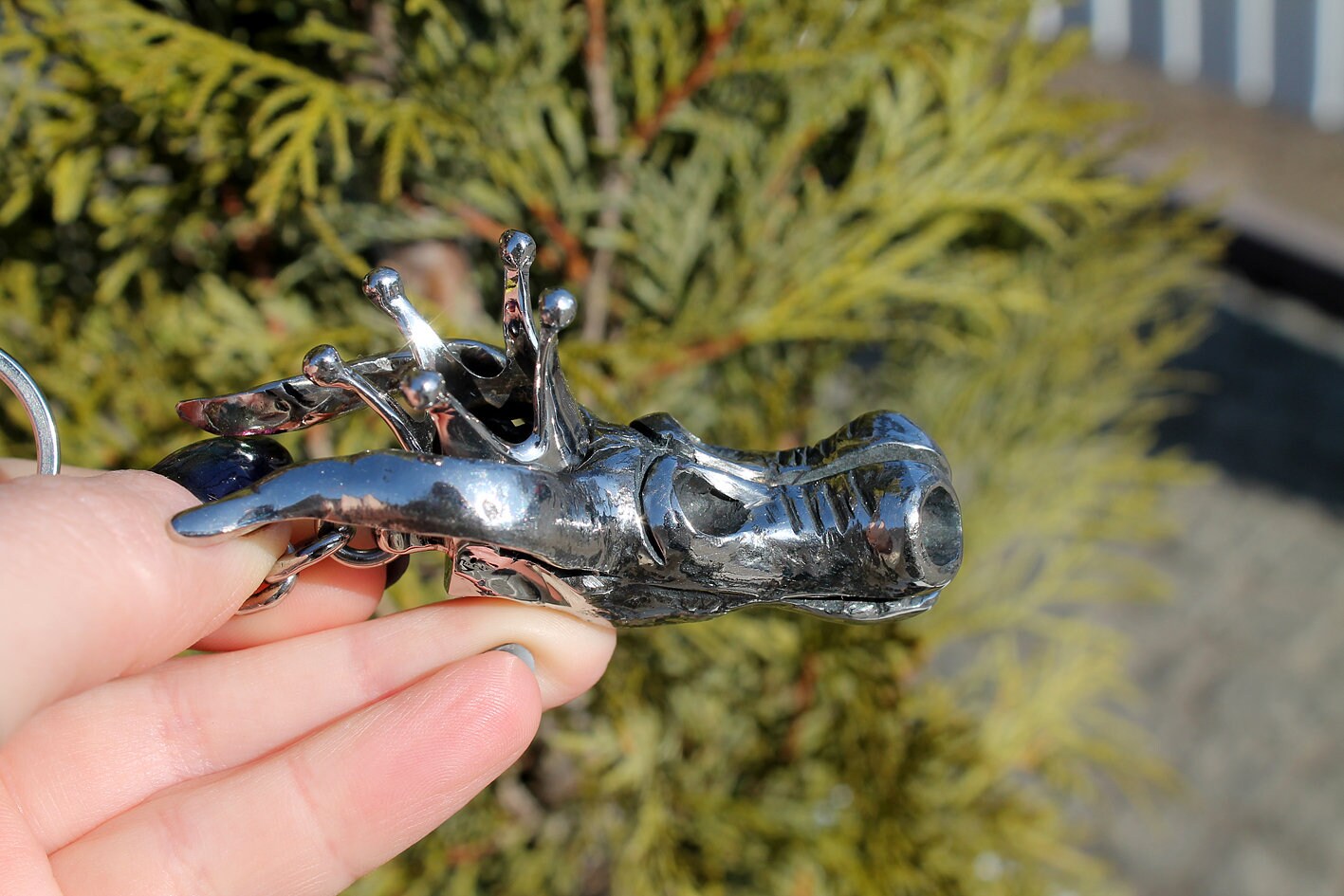 Forged Keychain dragon Princess Hand Forged - Etsy