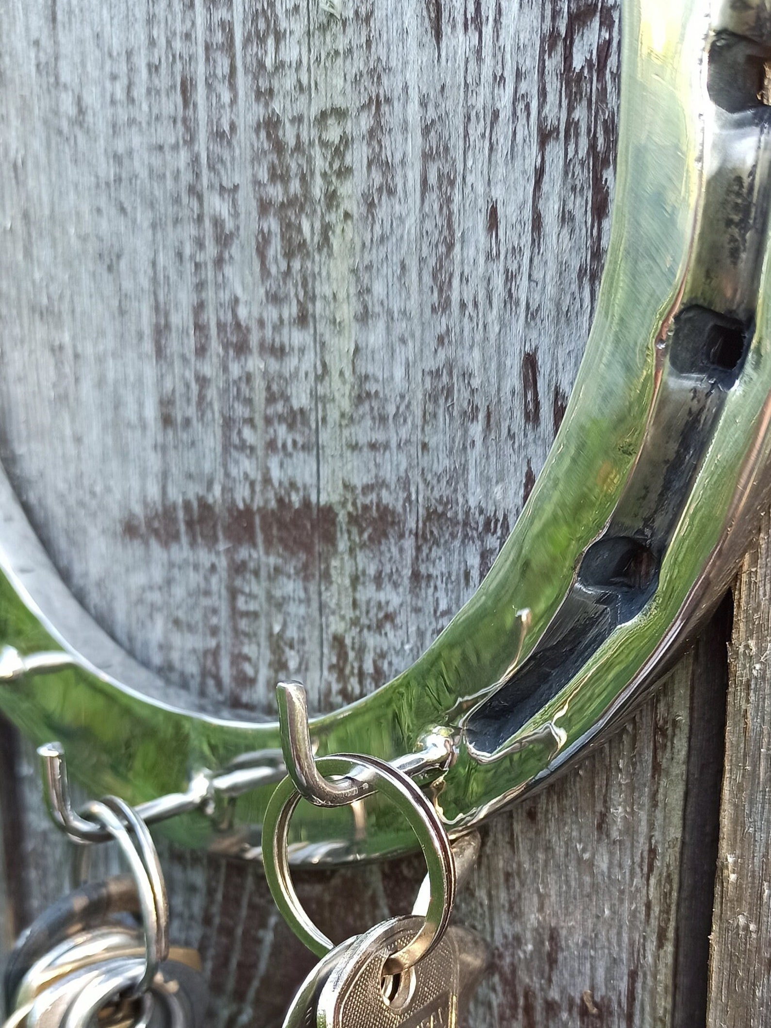Forged Horseshoe - Wall Key Holder, Board, Key Hook, Key Rack, Display ...