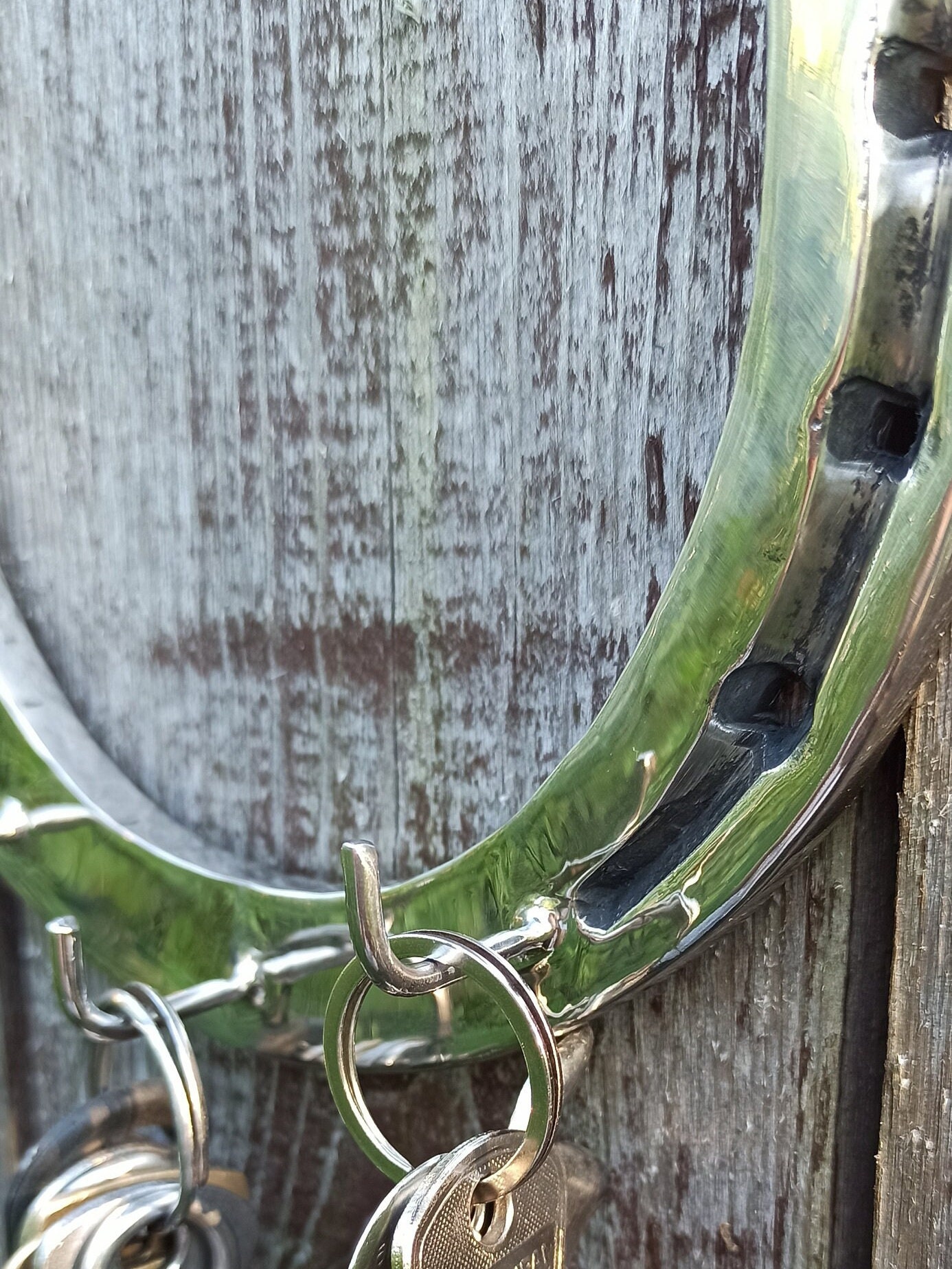 Forged Horseshoe Wall Key Holder Board Key Hook Hand - Etsy