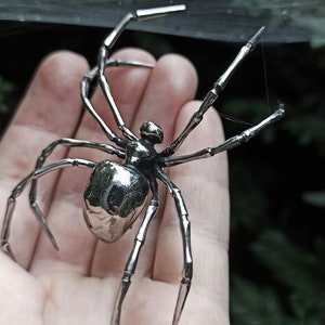 Unique Forged Brooch "spider" - Stainless Steel Halloween Gift ...