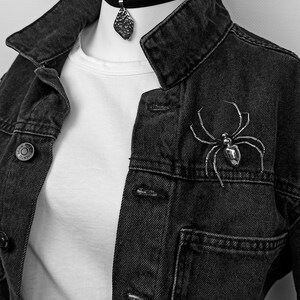 Unique Forged Brooch "spider" - Stainless Steel Halloween Gift ...
