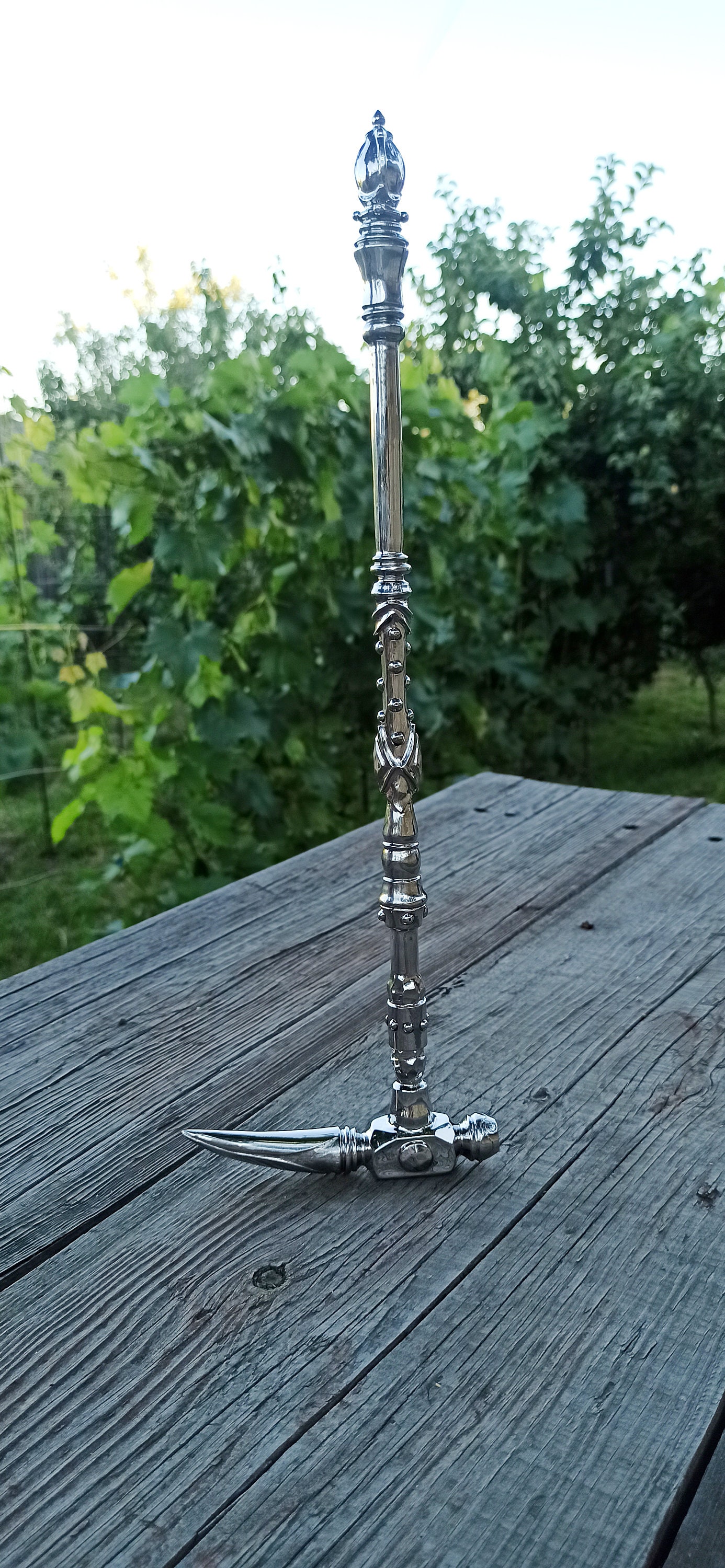 Gnome - Hand Forged Set for Fireplace: Fire Poker and Scoop - Stainless ...