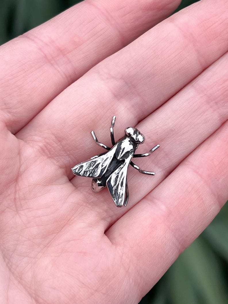 Stainless Forged "housefly" Table Figurine - Hand Forged Nature ...
