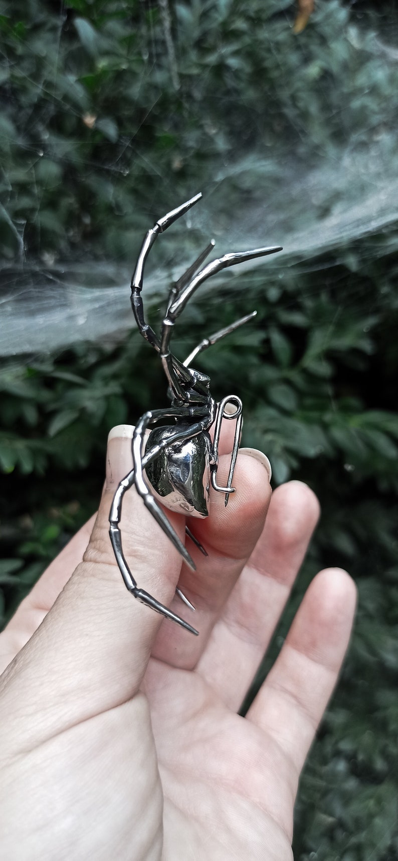 Unique Forged Brooch "spider" - Stainless Steel Halloween Gift ...