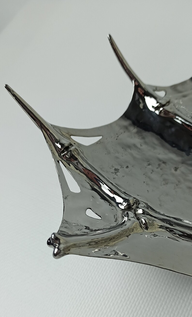 Dragon Wing Hammered Serving Tray 18/8 Stainless Steel - Etsy