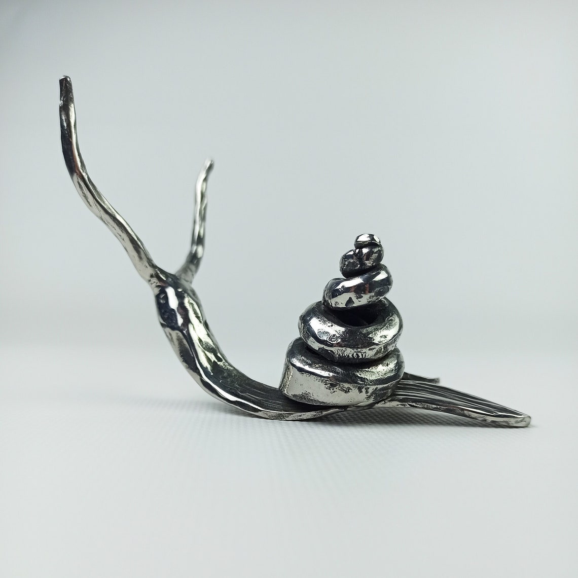 Forged snail Hand Forged Stainless Steel Souvenir Amulet Workshop - Etsy