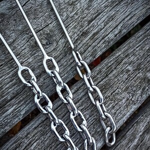 Chain Stainless Forged Grill Untensils/ BBQ Tools Set 3pcs: Grilling ...