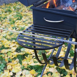 Hand Forged Fire Poker "dragon" for Grill, Fireplace, BBQ, Fire Pit ...