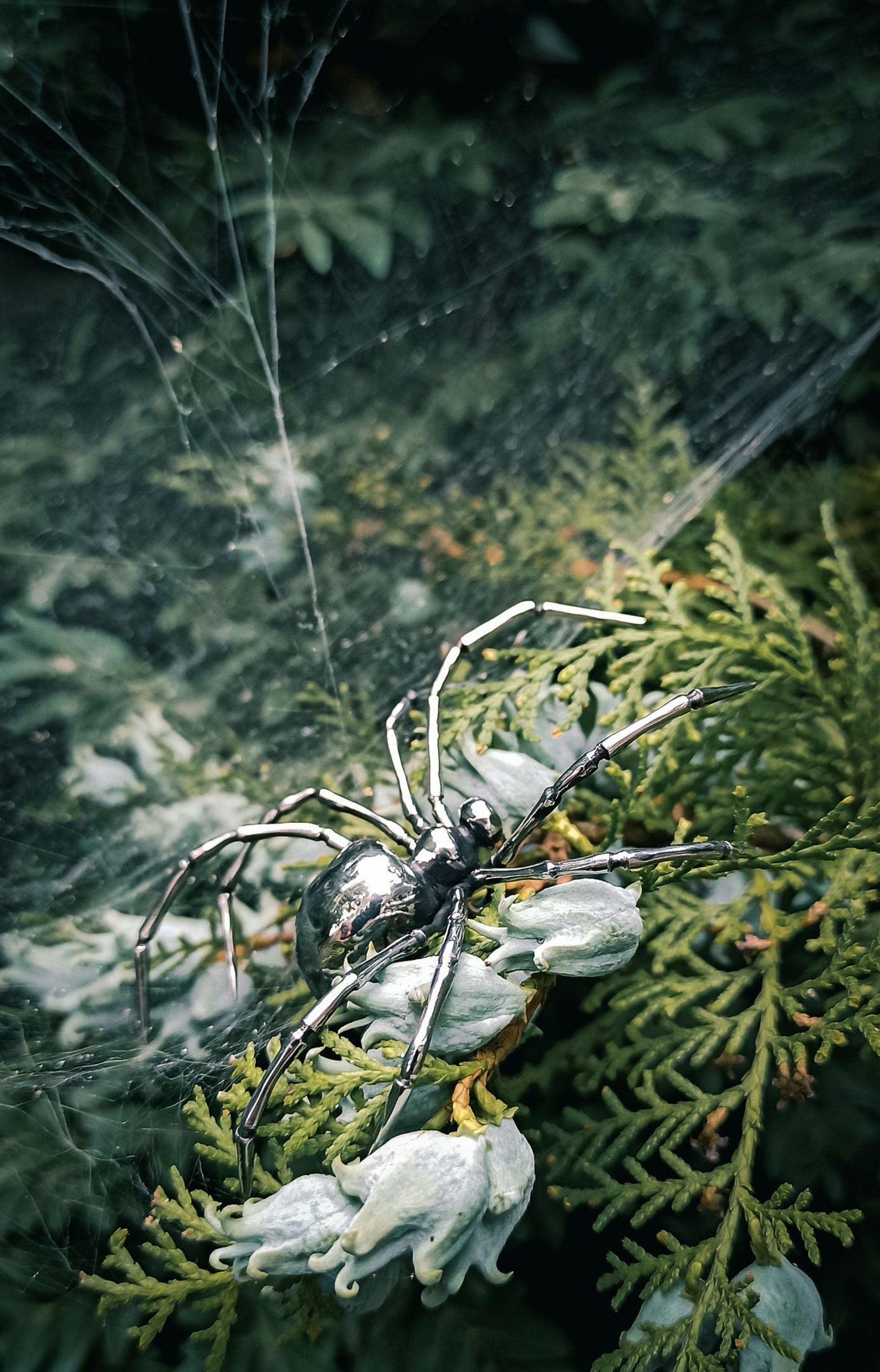 Unique Forged Brooch "spider" - Stainless Steel Halloween Gift ...