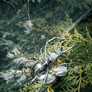 Unique Forged Brooch "spider" - Stainless Steel Halloween Gift ...