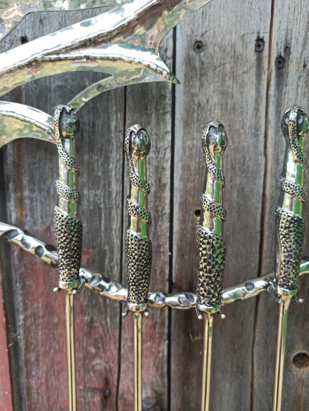 Forged Fork for Hot Dog & Marshmallow Roasting - Dragons Tail ...