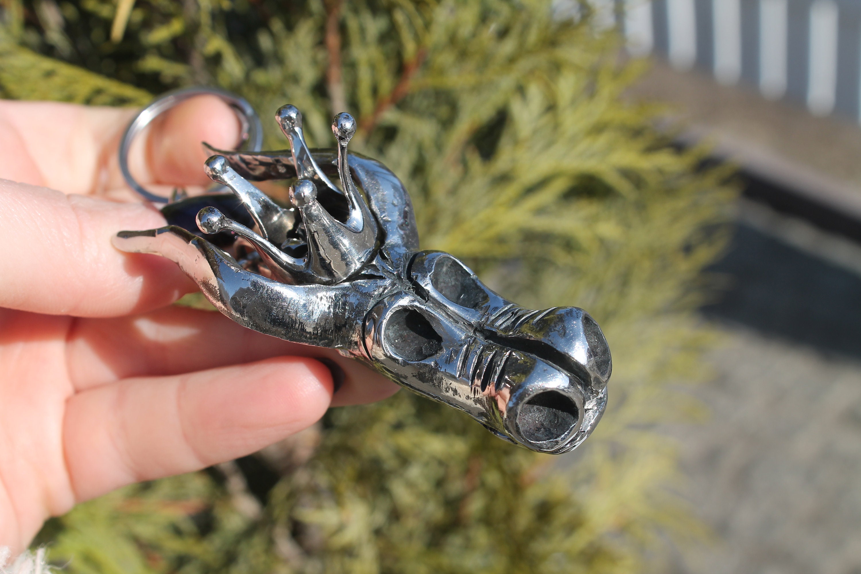 Forged Keychain dragon Princess Hand Forged - Etsy