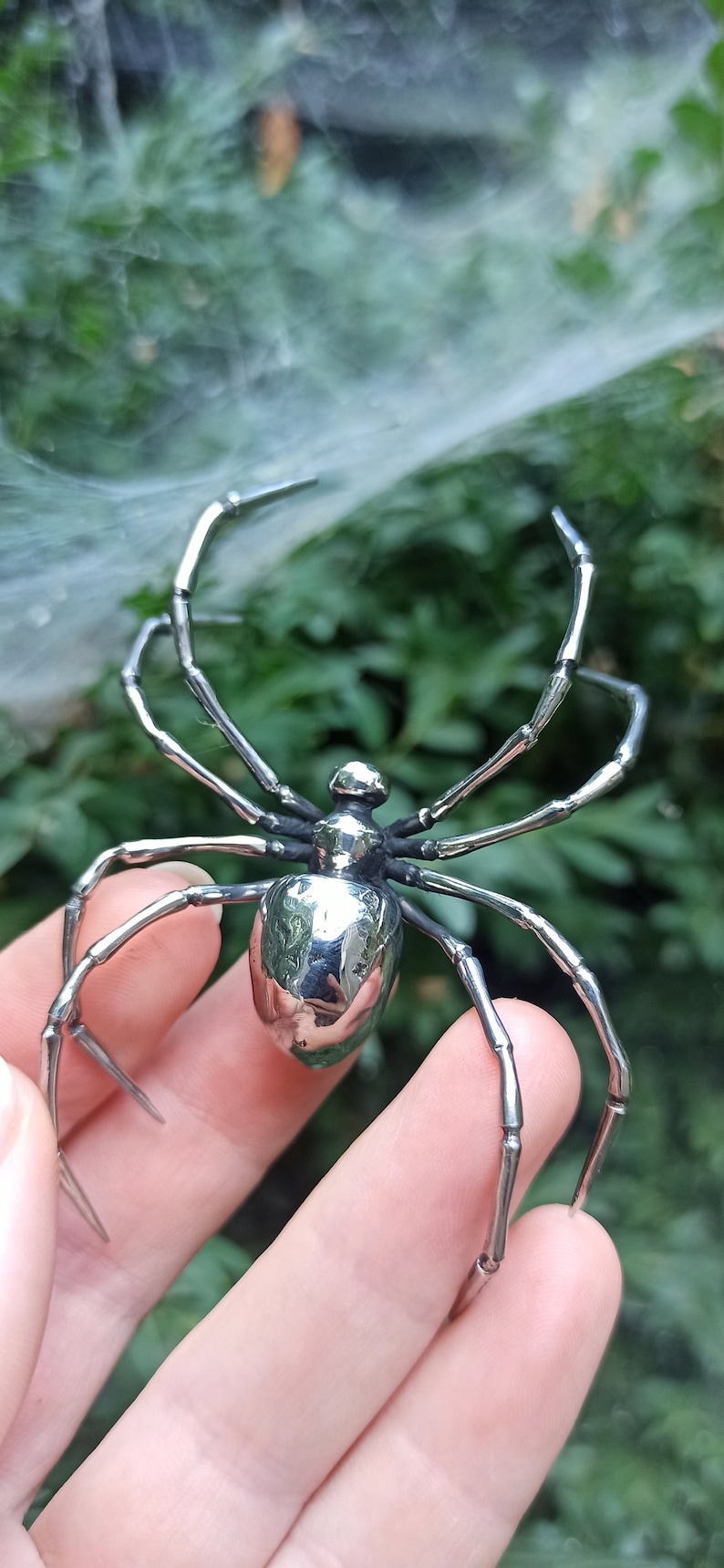 Unique Forged Brooch "spider" - Stainless Steel Halloween Gift ...