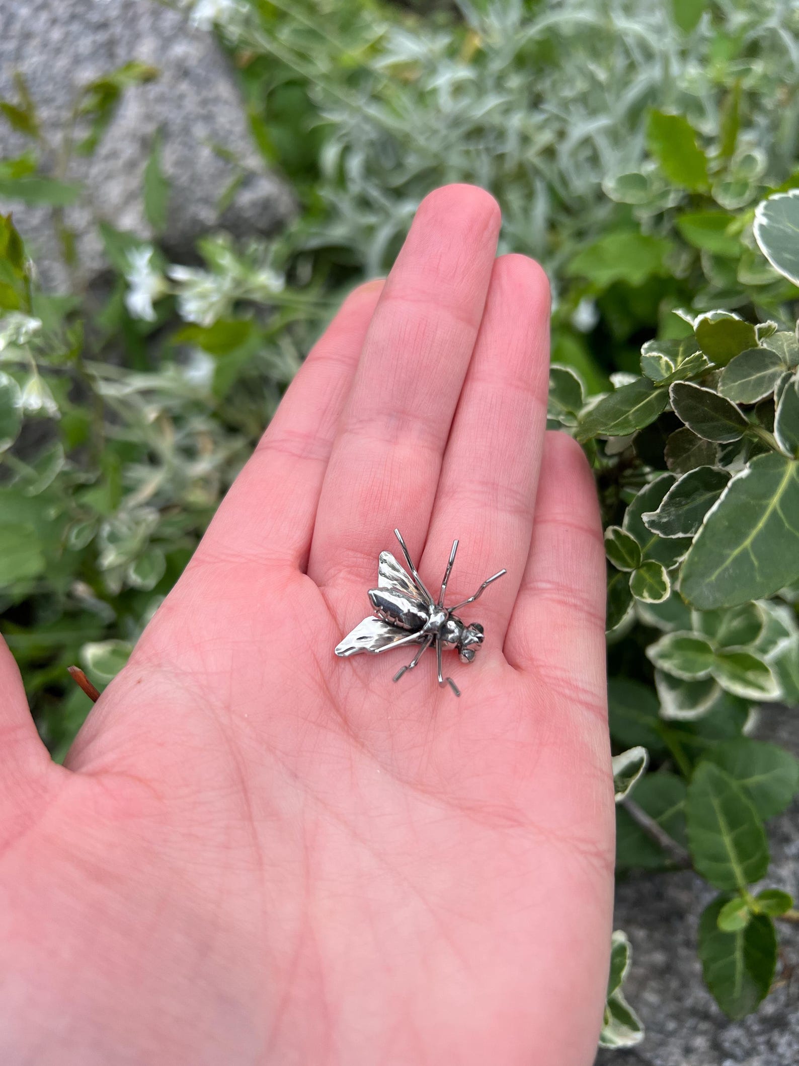 Stainless Forged "housefly" Table Figurine - Hand Forged Nature ...