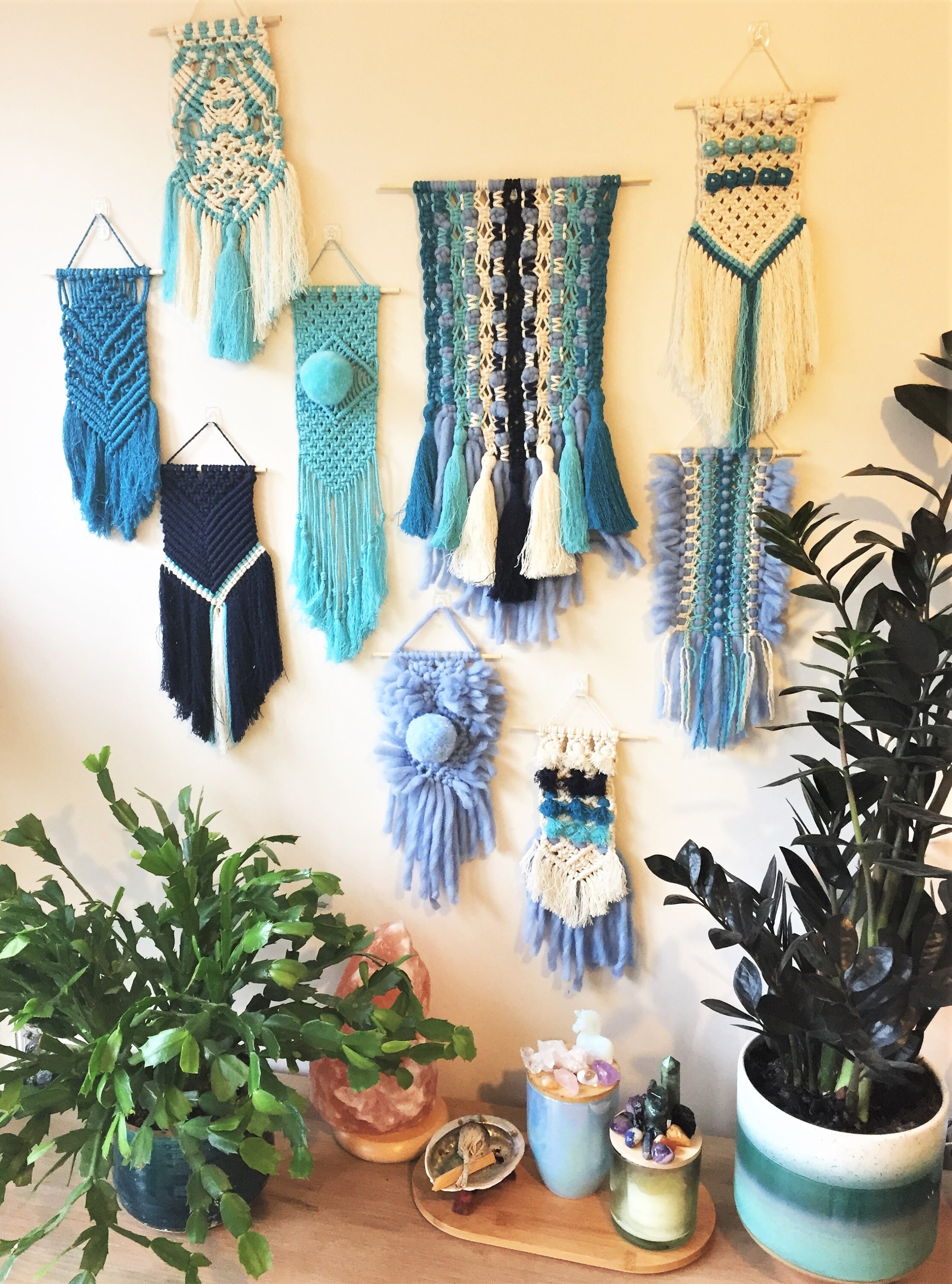 Small Macrame Wall Decor - Etsy