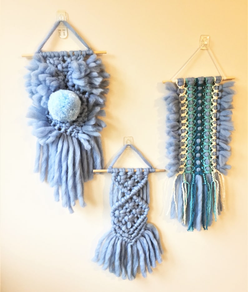 Small Macrame Wall Decor - Etsy