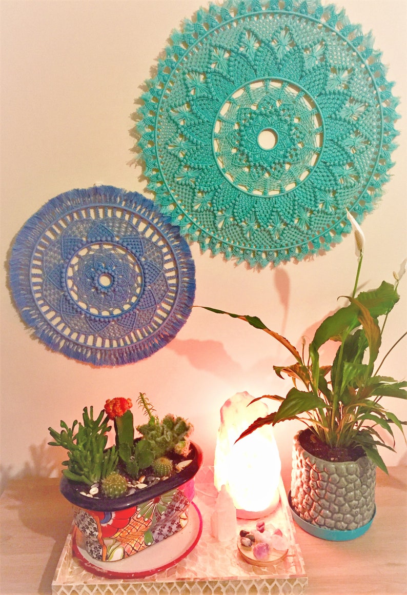 Macramé Mandala Wall Hanging - Etsy