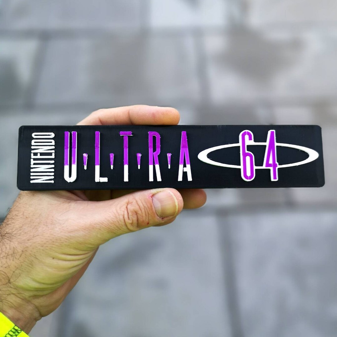 Nintendo Ultra 64 3D Shelf Display/fridge Magnet - Retro Video Games ...