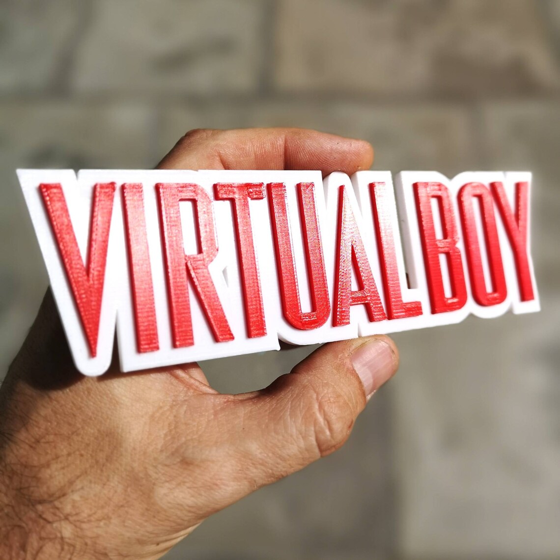 Nintendo Virtual Boy Logo Fridge Magnet/shelf Display - Retro 90s Video ...