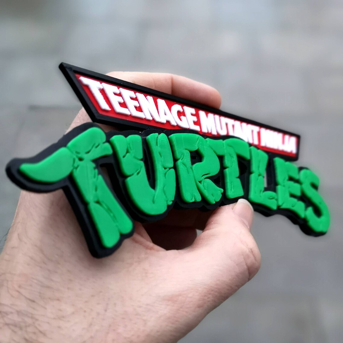 Teenage Mutant Ninja Turtles 3D shelf sign / fridge magnet | Etsy