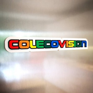 Colecovision 3D Logo Fridge Magnet/shelf Display - Retro 80s 8bit Video ...