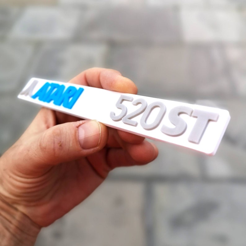 Atari 520ST Logo Shelf Display/fridge Magnet - Retro 80s Video Games ...