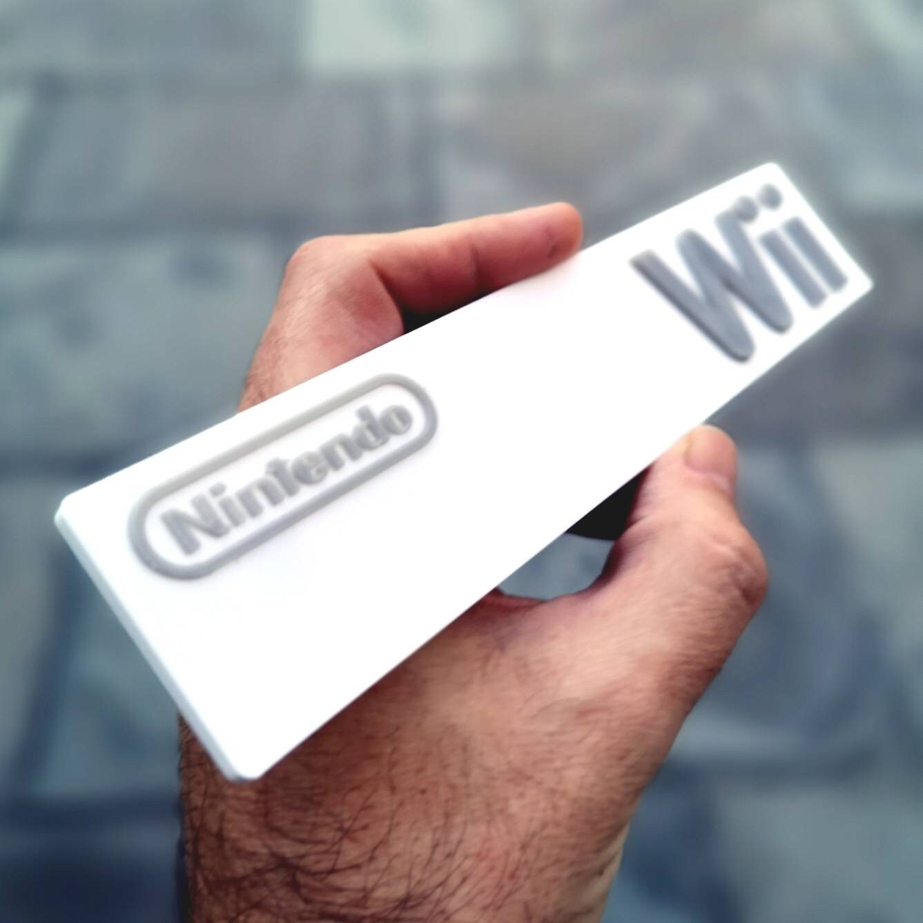 Nintendo Wii 3D Shelf Display/fridge Magnet - Classic Video Games Logo ...