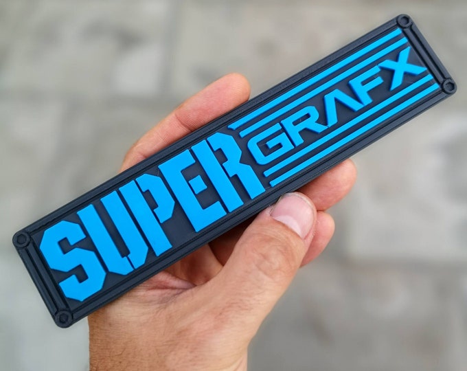 PC Engine Supergrafx Logo Shelf Display/fridge Magnet - Retro 80s 16bit ...