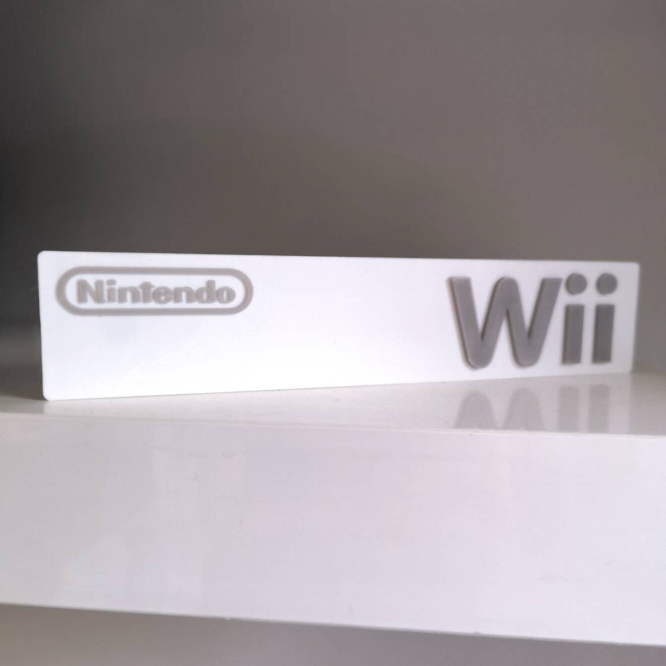 Nintendo Wii 3D Shelf Display/fridge Magnet - Classic Video Games Logo ...