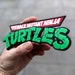 Teenage Mutant Ninja Turtles 3D Shelf Sign / Fridge Magnet Retro 80s ...