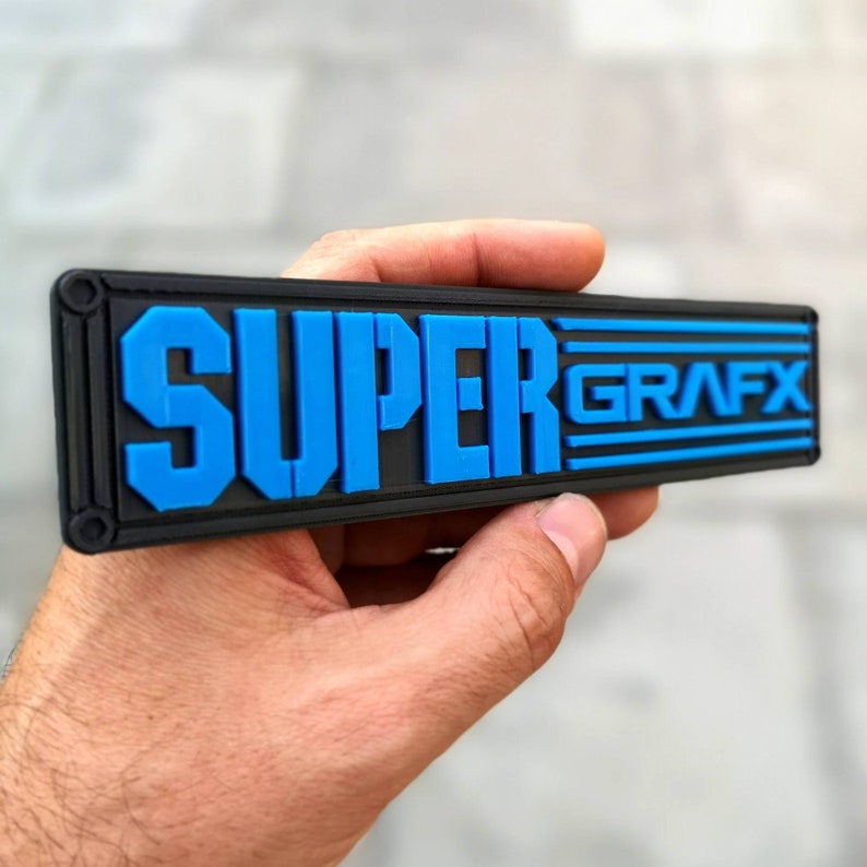 PC Engine Supergrafx Logo Shelf Display/fridge Magnet - Retro 80s 16bit ...