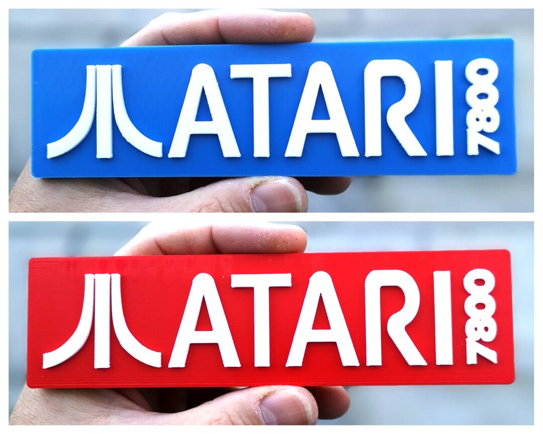 Atari 7800 3D Fridge Magnet / Shelf Display - Choice of Colours - Retro ...