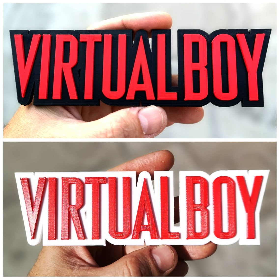 Nintendo Virtual Boy Logo Fridge Magnet/shelf Display - Retro 90s Video ...
