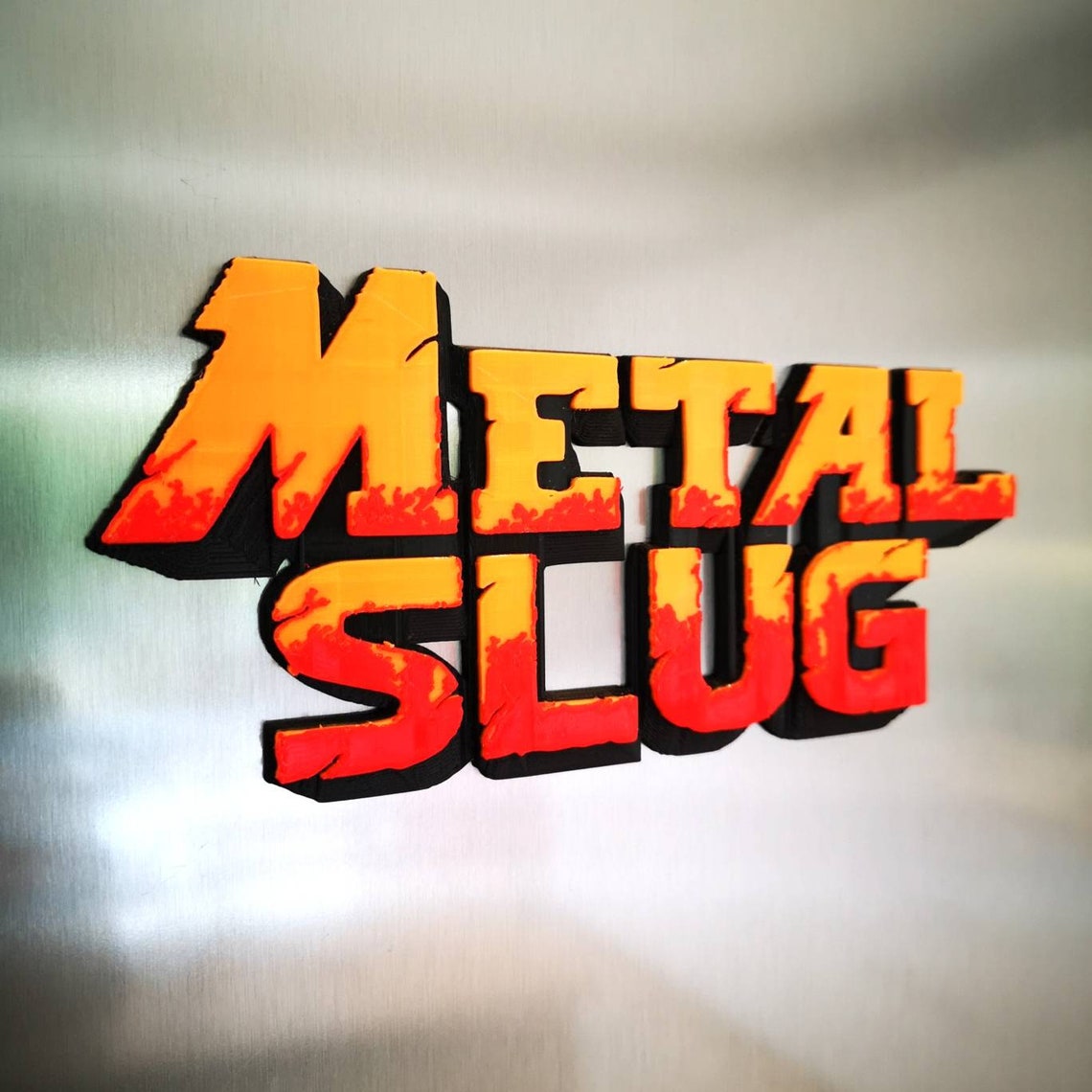 Metal Slug Fridge Magnet / Shelf Display - Classic Video Games Logo - Etsy