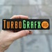 Turbografx-16 Logo Shelf Display/fridge Magnet Retro 80s 16bit Video ...
